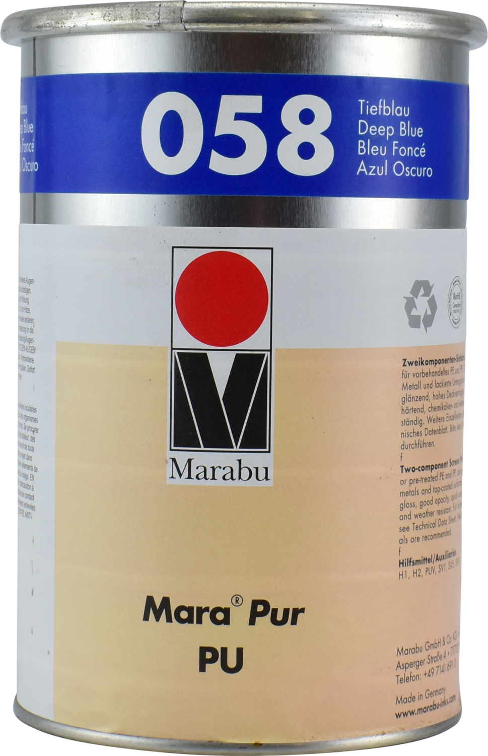 Marapur PU 058 Deep Blue – Uniscreen Group Ltd – NZ Digital and Screen ...