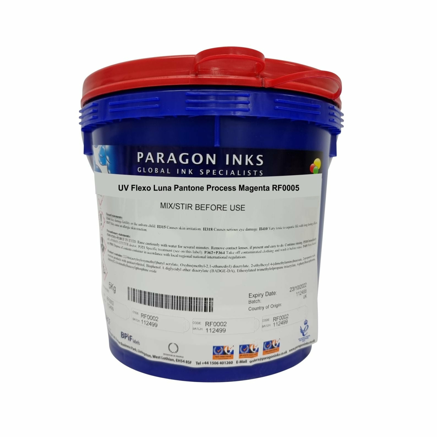 RF0005 UV Flexo LUNA Pantone Process Magenta – Uniscreen Group Ltd – NZ ...